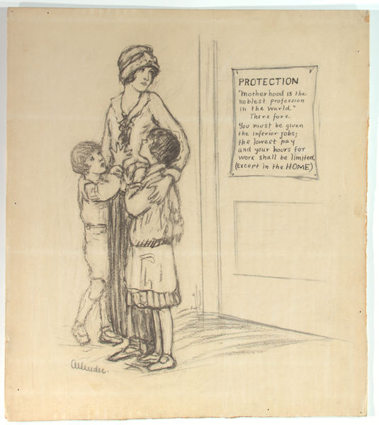 Political cartoons about women’s suffrage, now on exhibit in Logan ...