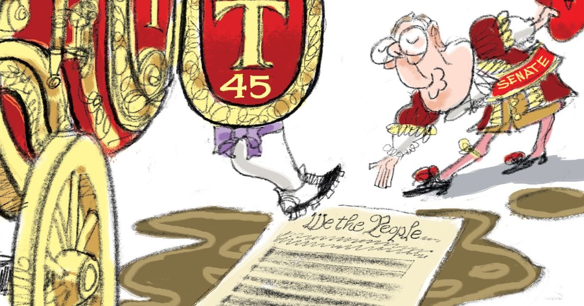 Bagley Cartoon: A Monarchy, If He Can Get It - The Salt Lake Tribune