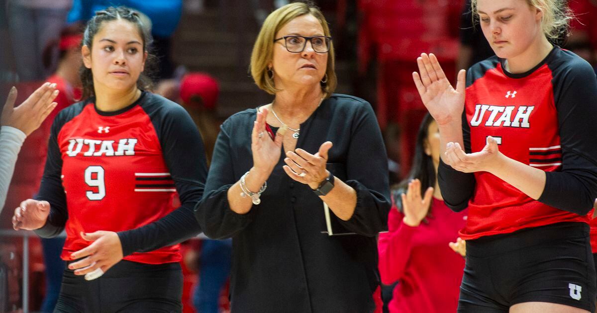 Utah volleyball team falls to Stanford in five sets in the NCAA ...