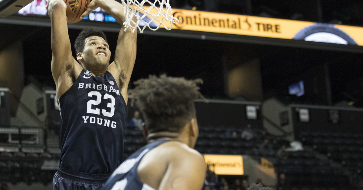 Yoeli Childs slams BYU past UMass with last-second winner