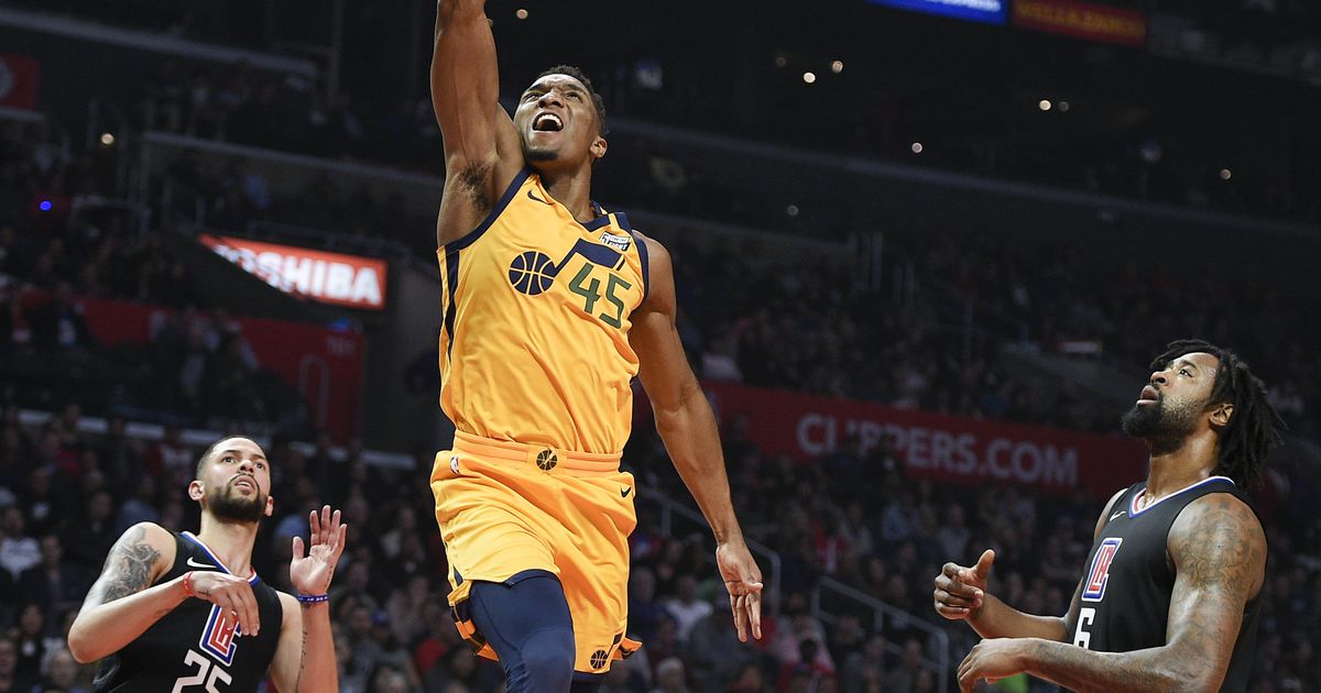 Donovan Mitchell already has an impressive dunk highlight reel — here ...