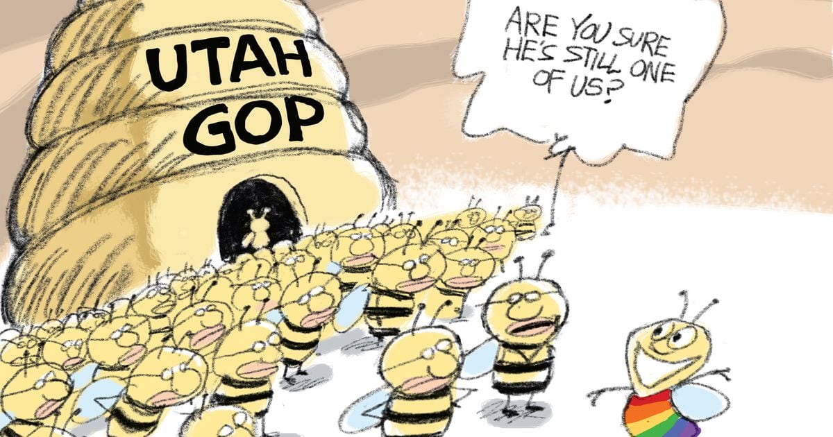 Bagley Cartoon: Utah LGBeeTQ - The Salt Lake Tribune