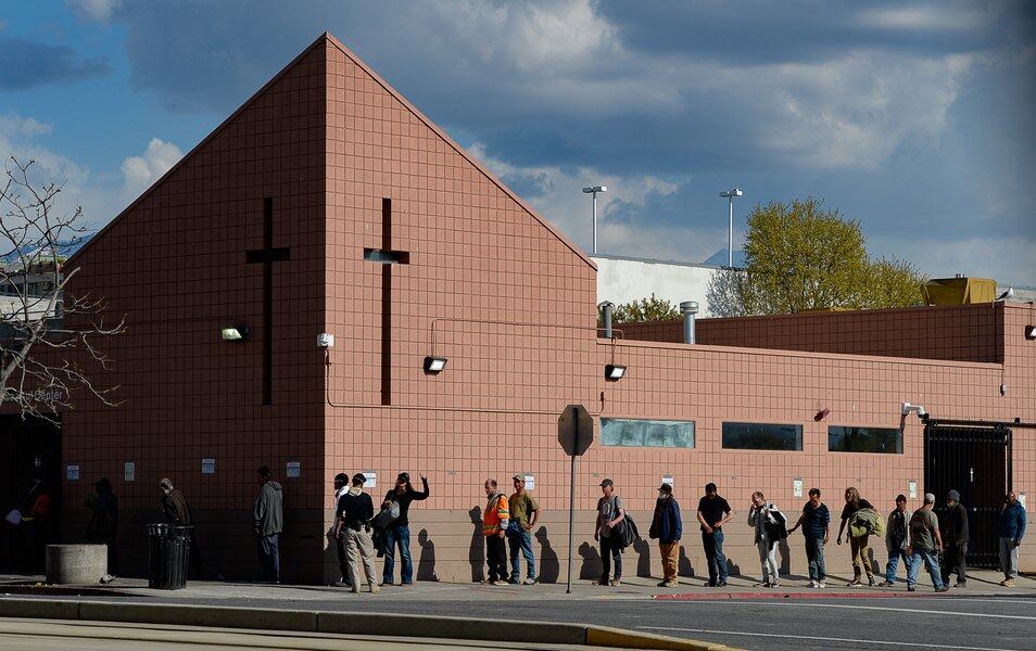 Catholic Community Services improves social distancing outside homeless ...