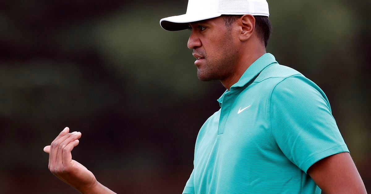 Utah’s Tony Finau overcomes wild break to lead HSBC Champions event in ...