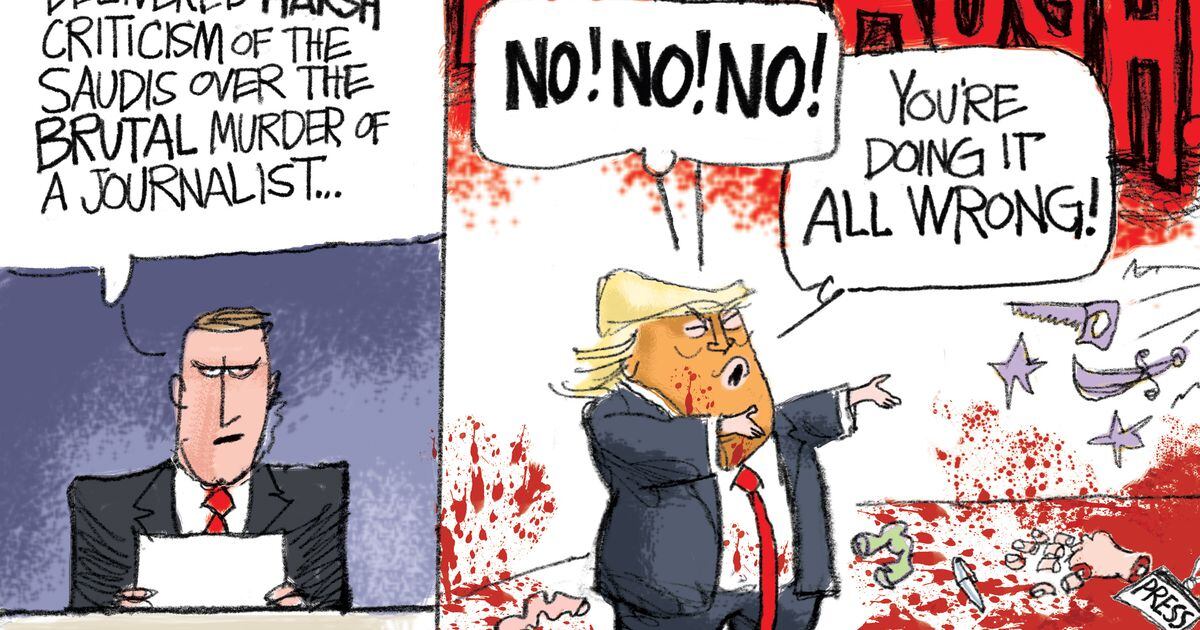 Bagley Cartoon: Critiquing the Saudis - The Salt Lake Tribune
