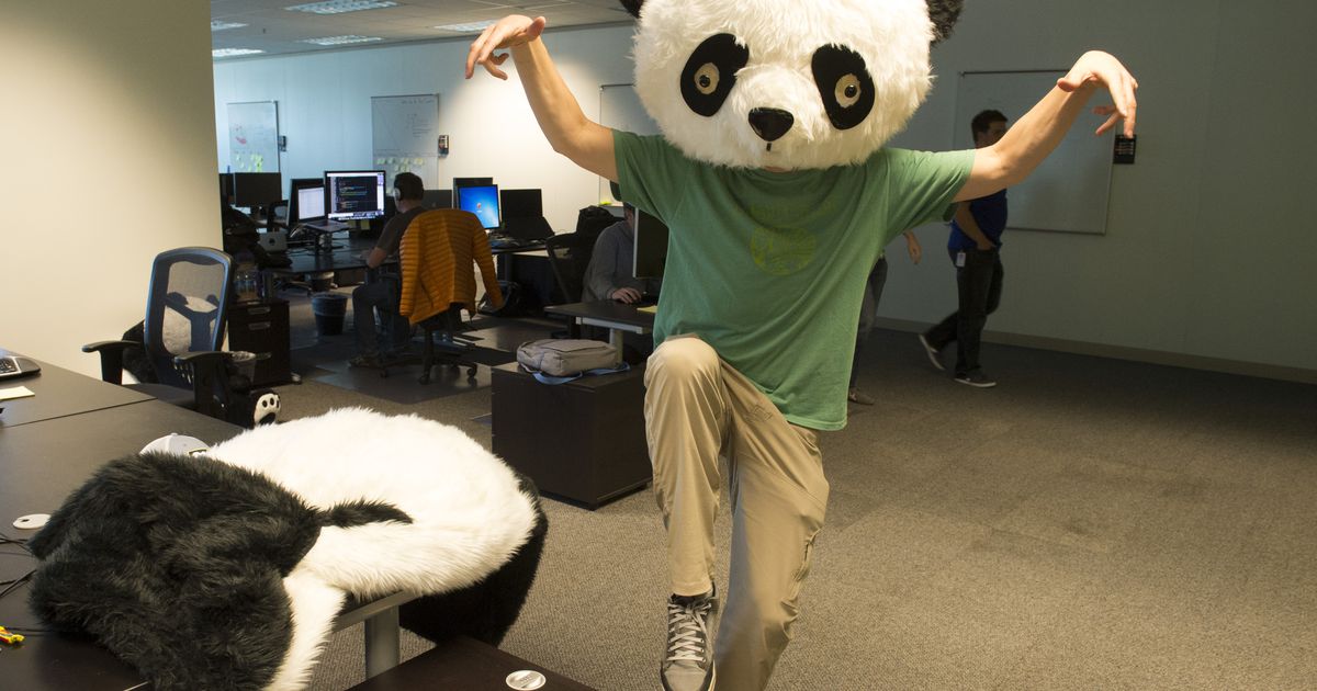 CEO dresses as a panda? Yes, this Utah software company is a rare breed