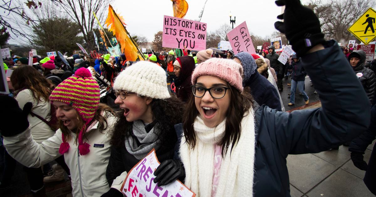 Thousands gather for Women’s March rallies across the U.S.