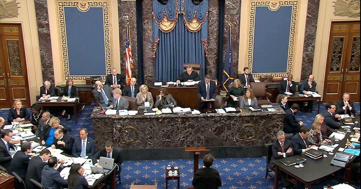 Impeachment trial begins with partisan battle over witnesses