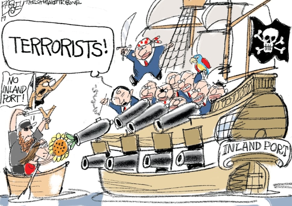 Bagley Cartoon: Talk Like a Pirate - The Salt Lake Tribune