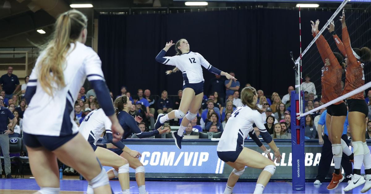 BYU sweeps Texas in NCAA women’s volleyball regional final, moves on to ...