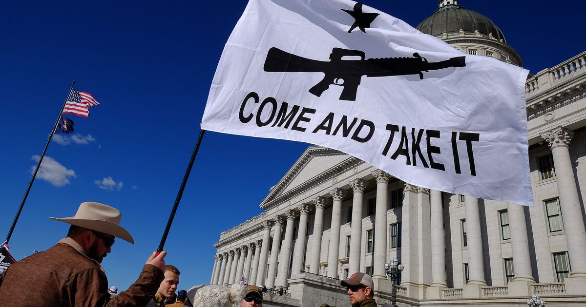 Hundreds rally in Salt Lake City in support of gun rights