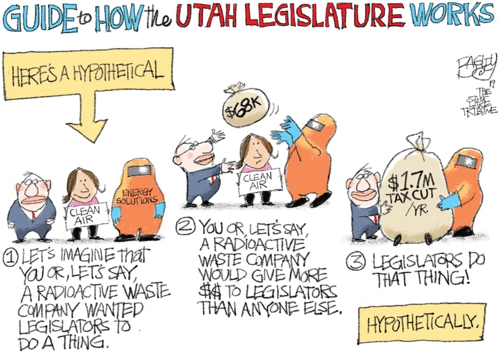 Bagley Cartoon: The Beatings Will Continue - The Salt Lake Tribune