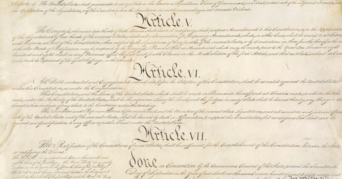 Letter: The Constitution provides the standard of impeachment