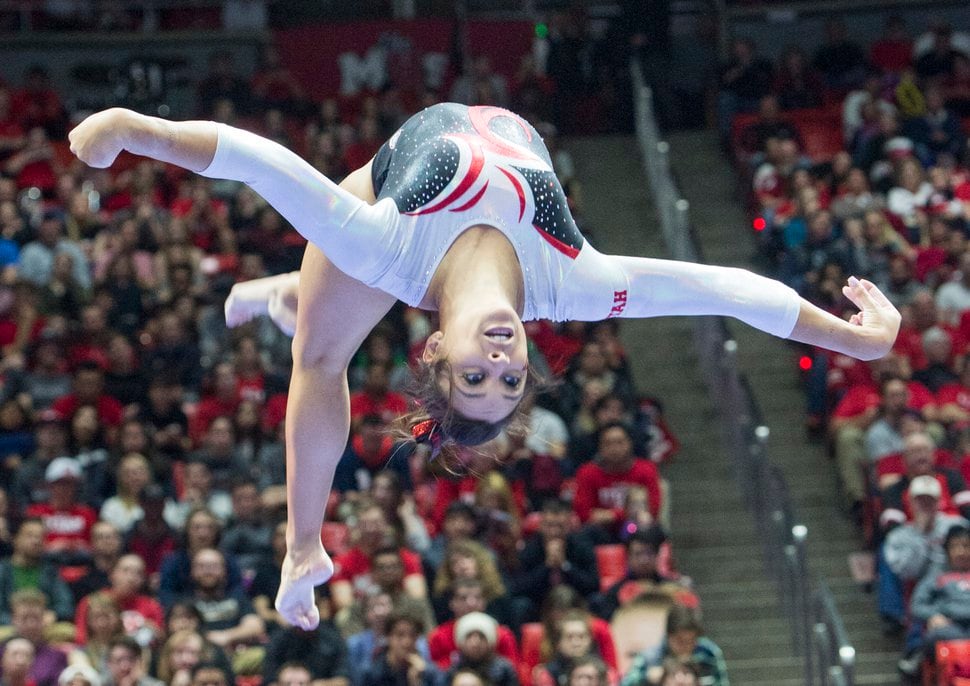 Utah gymnastics: Strong floor routines finish off Washington - The Salt ...