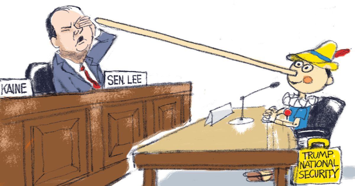 Bagley Cartoon: Trump’s Big Stick - The Salt Lake Tribune