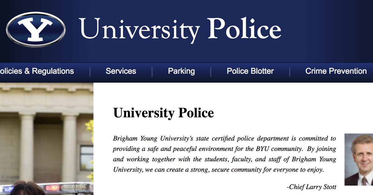 After 18 years as the private university’s top cop, BYU’s police chief ...