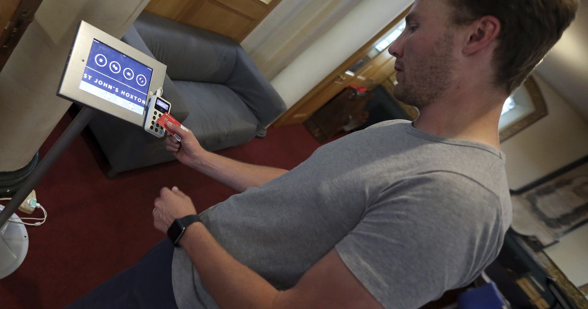 Tap and pray: Churches using card readers for donations