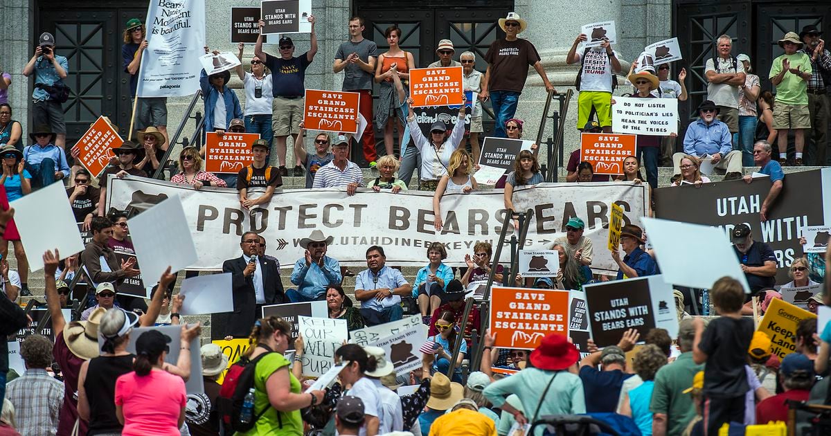 Supporters of Bears Ears, Grand Staircase rally in advance of Interior ...