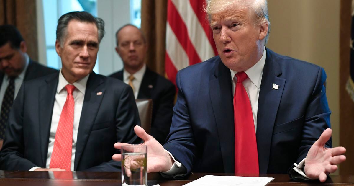 Sen. Mitt Romney breaks with Trump claim that Ukraine meddled in the ...