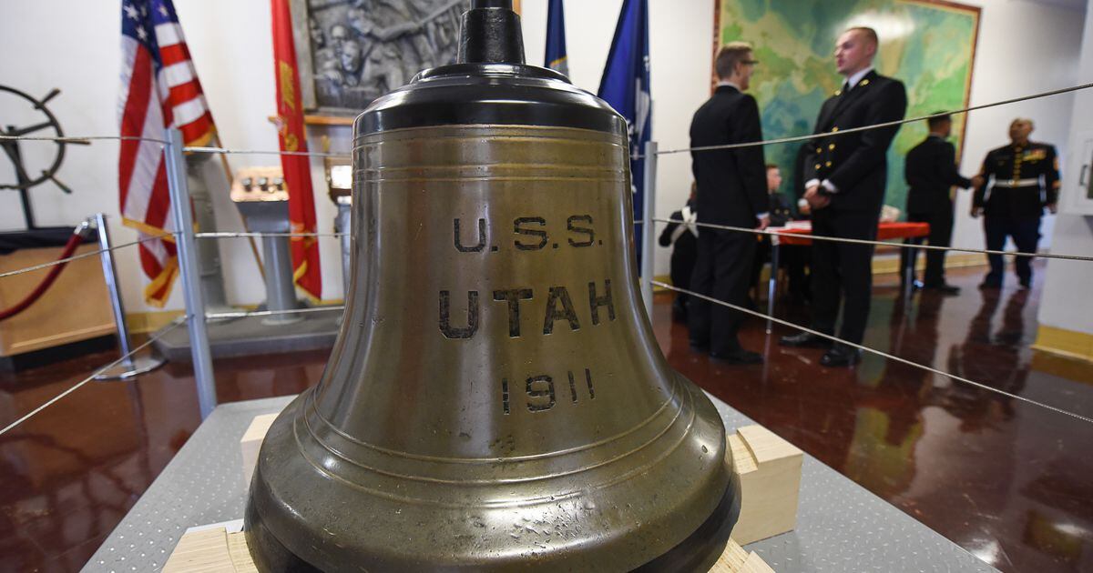 To mark Pearl Harbor Day, the bell from the sunken USS Utah returns to ...
