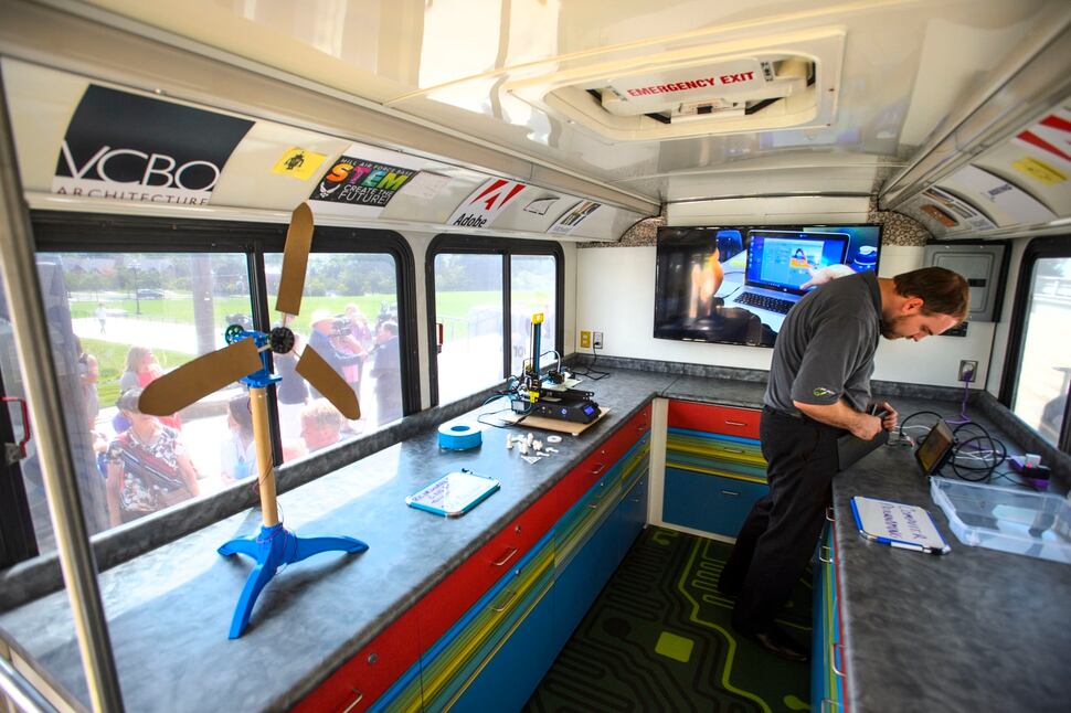 Utah's STEM Action Center rolls out its new mobile classroom - The Salt ...