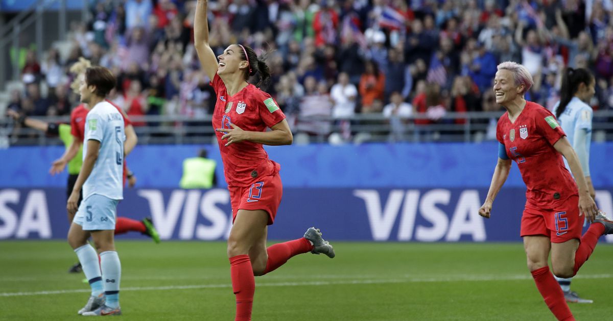 Alex Morgan scores 5 goals as U.S. routs Thailand 13-0 in World Cup opener