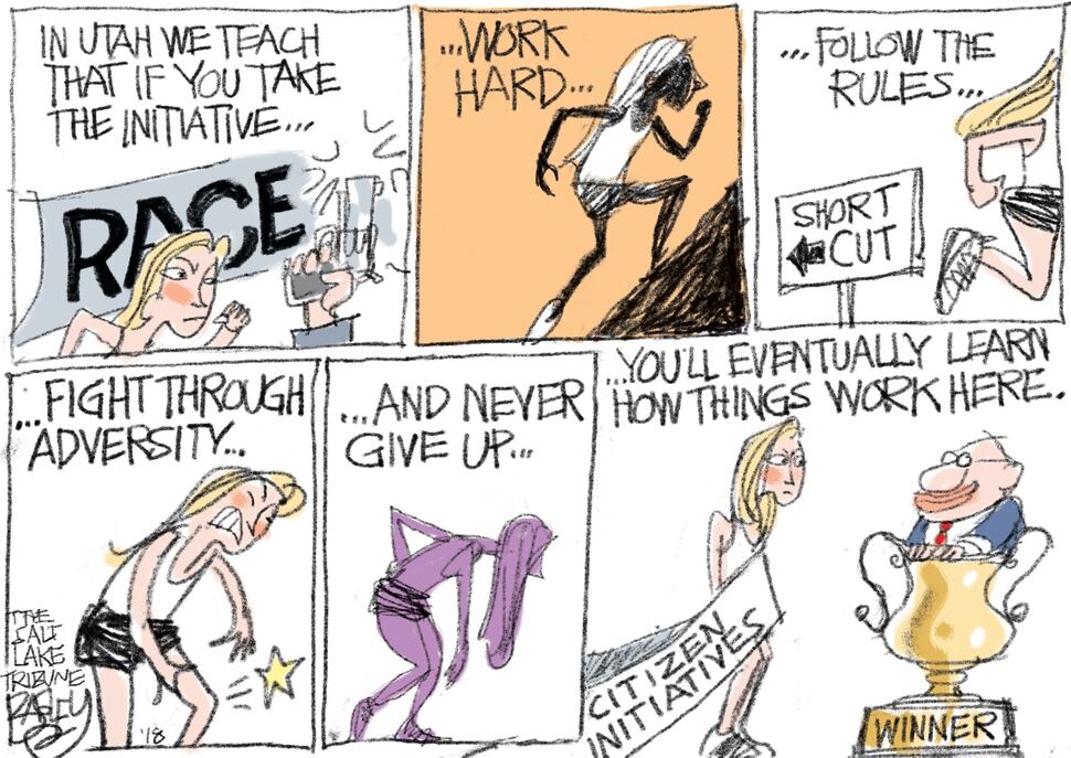 Bagley Cartoon: The Utah Way - The Salt Lake Tribune