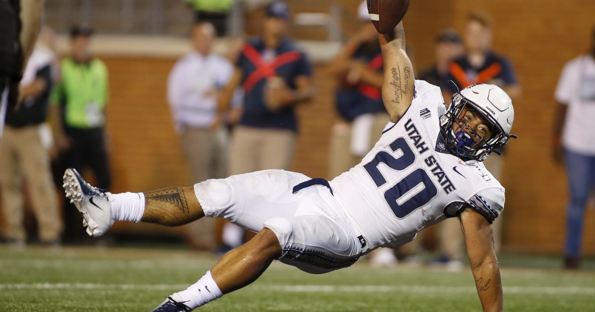 Jaylen Warren is thrilled to be an Aggie, and his emergence gives Utah ...