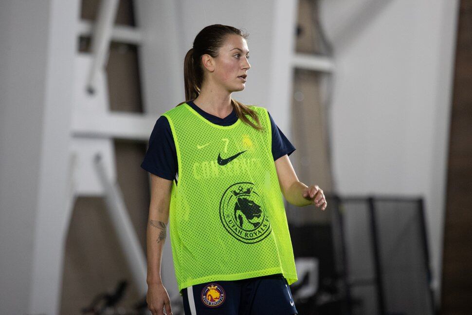 After not playing soccer for two years, Amanda Laddish ready for any ...