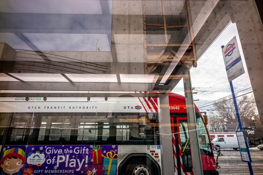 UTA unveils improved bus shelters and signs funded by Salt Lake City ...