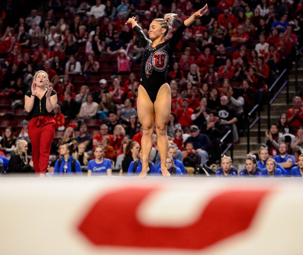 Utes top state rivals at Best of Utah gymnastics meet - The Salt Lake ...