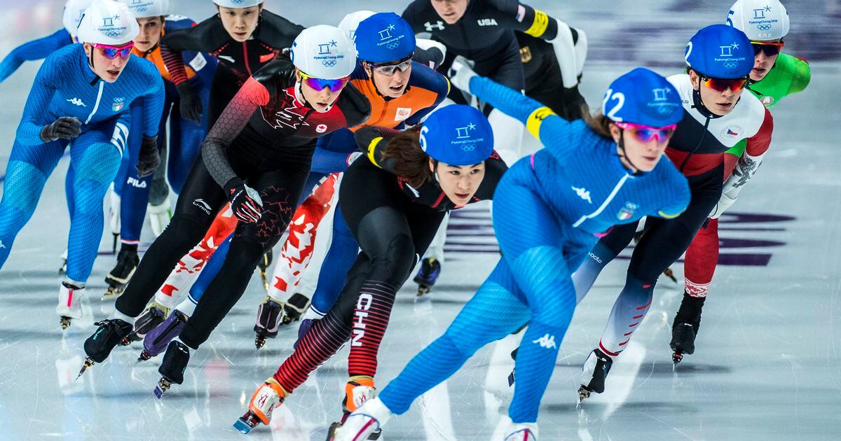 It’s a mess, and that’s a good thing. Mass start speedskating event ...