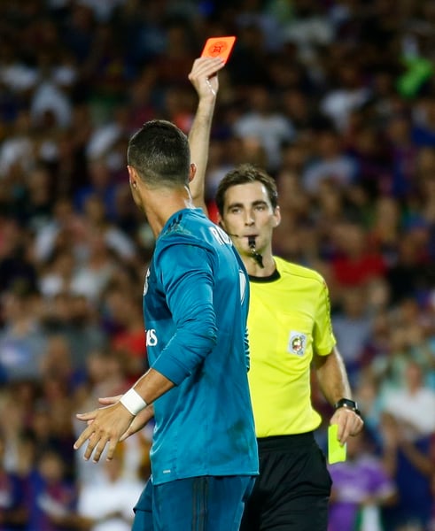 Ronaldo Banned For 5 Matches After Pushing Referee - FOW 24 NEWS