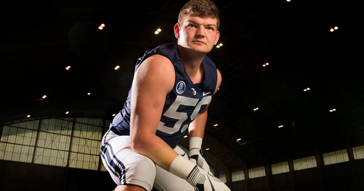 BYU football: Where's the beef? Undersized Thomas Shoaf struggling to ...