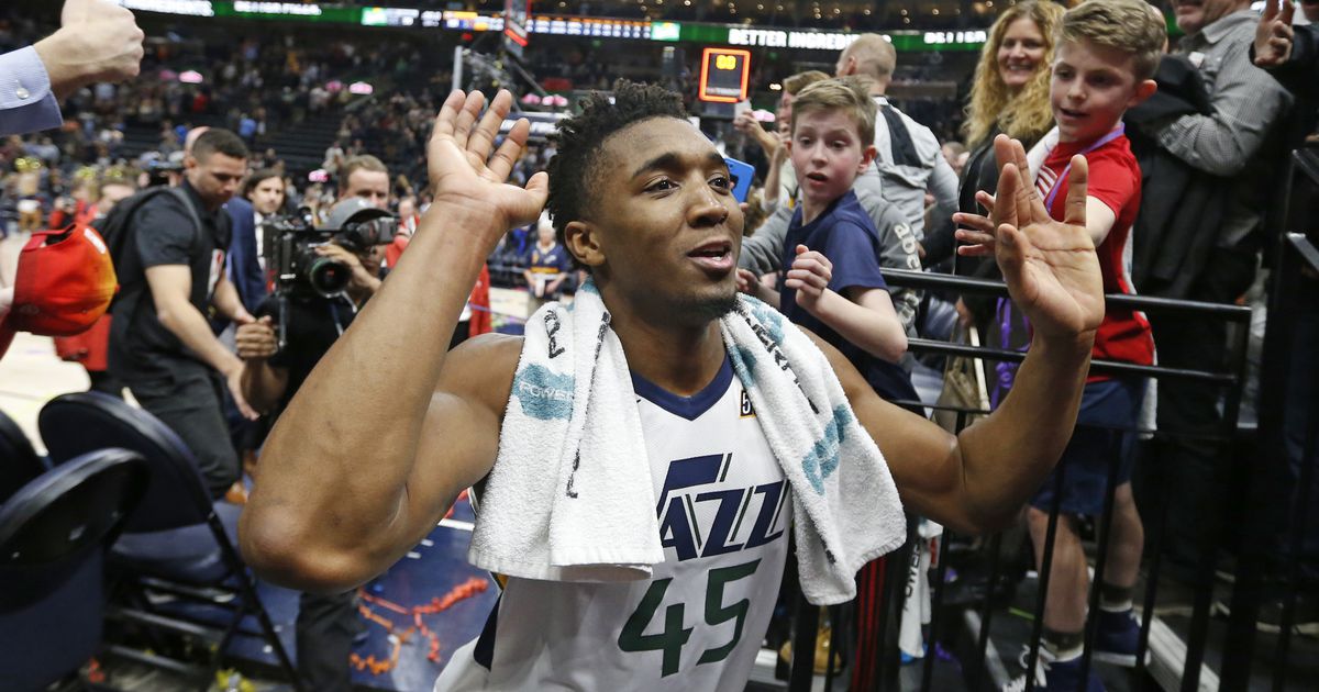 DeMar DeRozan, Damian Lillard stump for Donovan Mitchell to win Rookie ...