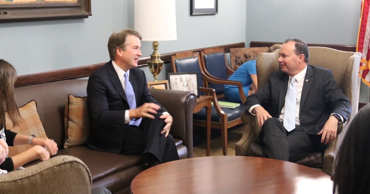 Sen. Mike Lee says Kavanaugh is the ‘kind of originalist jurist we need ...