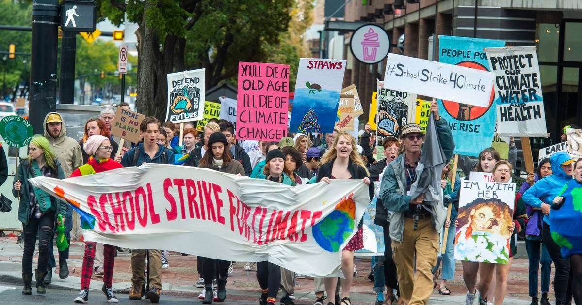'Winter is not coming’ — Hundreds of young Utahns protest, demand ...