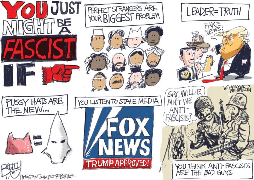 Bagley Cartoon: What's Your Fascist Quotient? - The Salt Lake Tribune