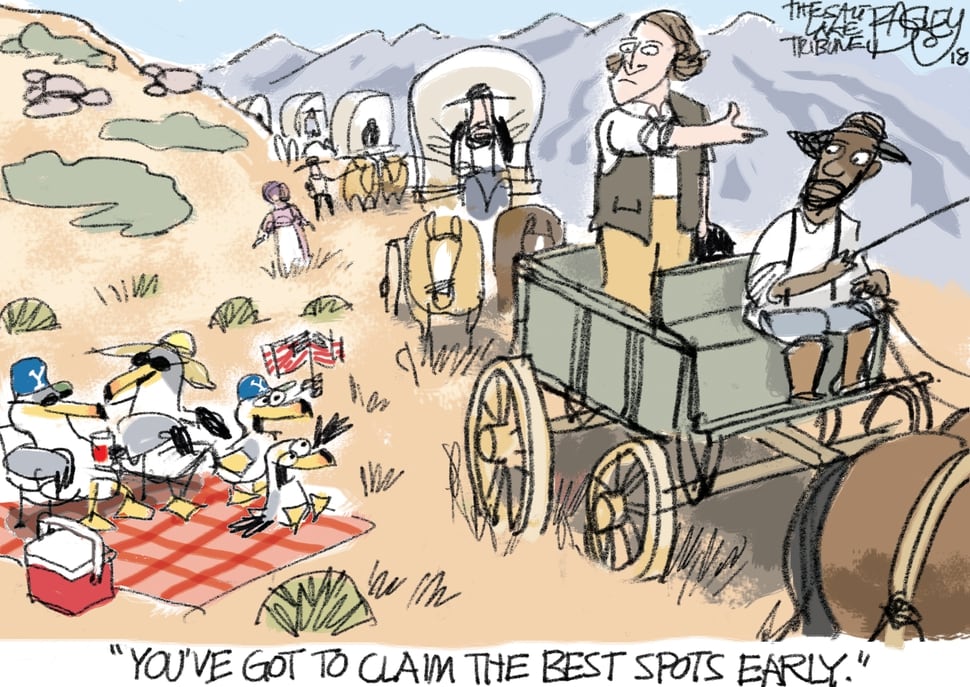 Bagley Cartoon: Smoke Gets in Your Eyes - The Salt Lake Tribune