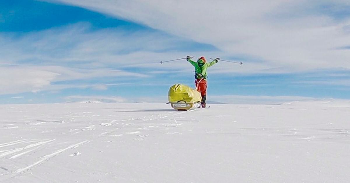 American man first to solo across Antarctica unaided