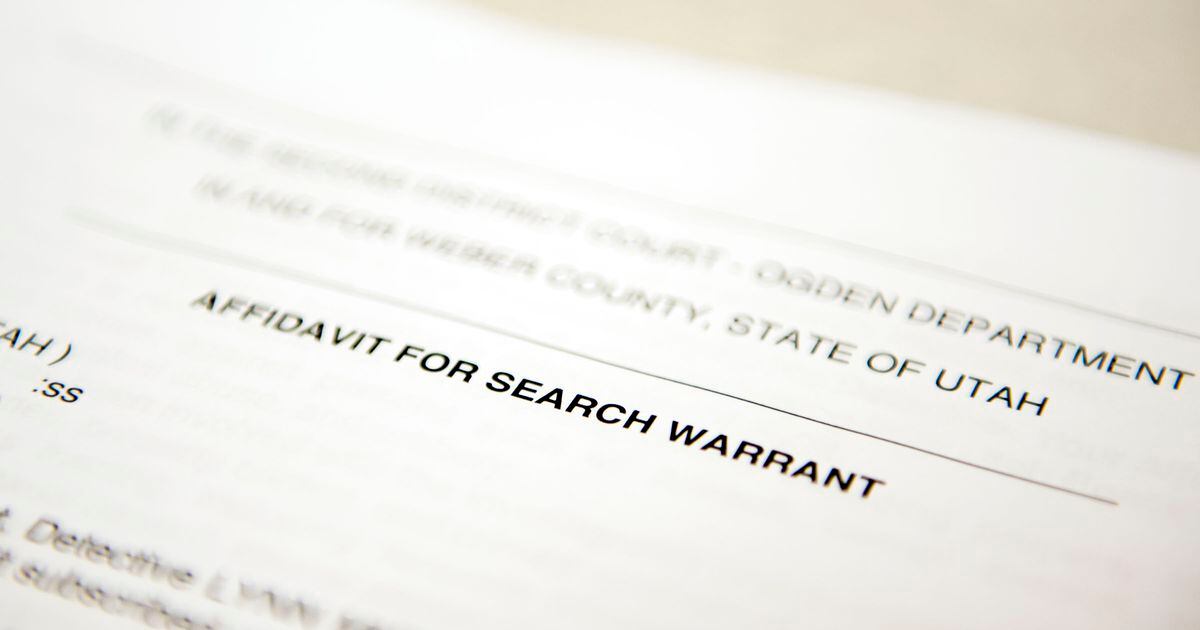 Warrants approved in just minutes: Are Utah judges really reading them ...