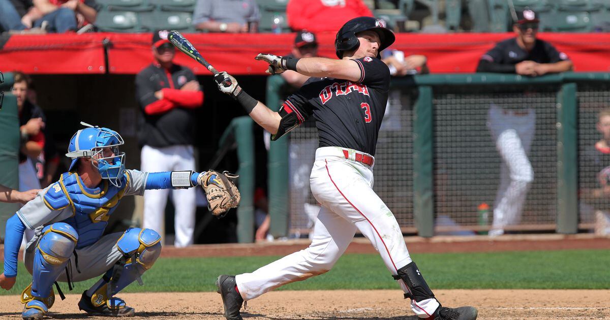 Utah second baseman Oliver Dunn and two other Cottonwood High products ...