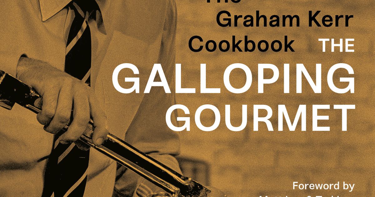 Graham Kerr celebrates the cookbook that led to his gallop