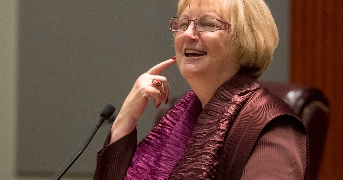 Retiring Utah Supreme Court Justice Christine Durham is commemorated as ...