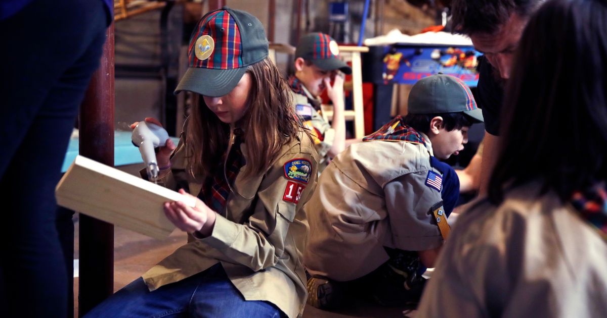 Thousands of girls are joining boys as Cub Scouts