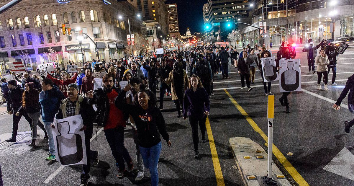 SLC police shooting under investigation; protesters flood downtown ...