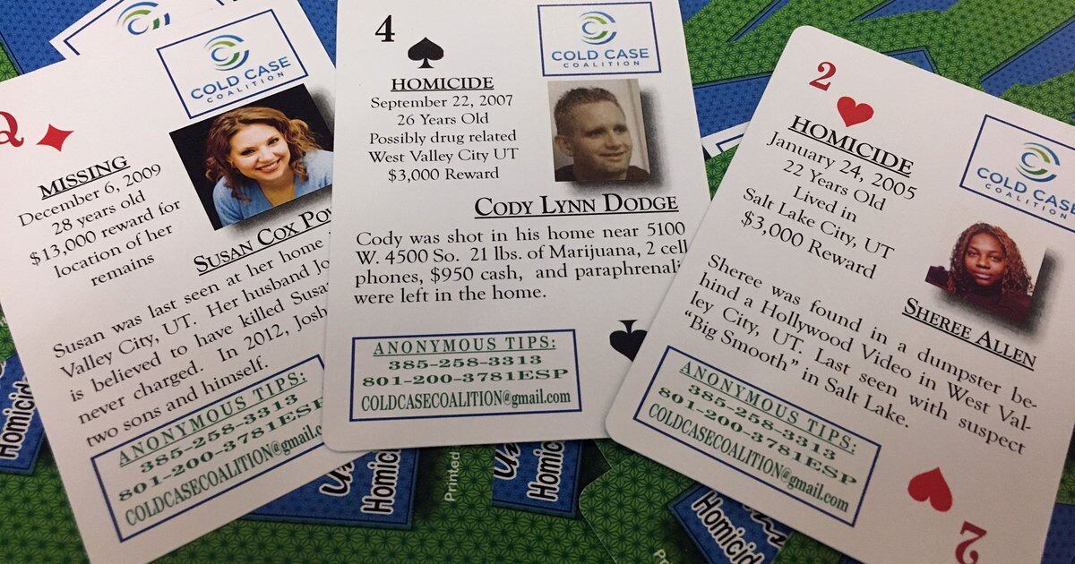 Utah Cold Case Coalition hopes playing cards may lead to tips in ...