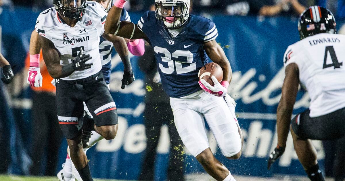 BYU running back Riley Burt patiently waits for his chance