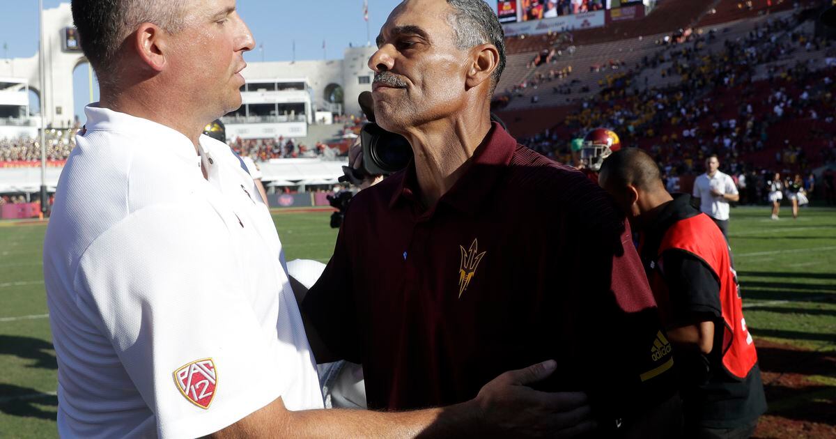 Everybody laughed when Arizona State hired TV analyst Herm Edwards, but ...