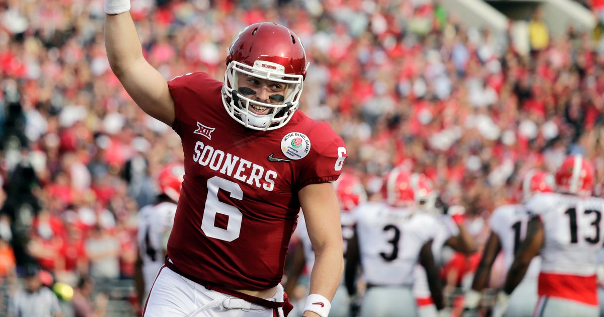 Mayfield goes first to begin rush to get QBs in NFL draft